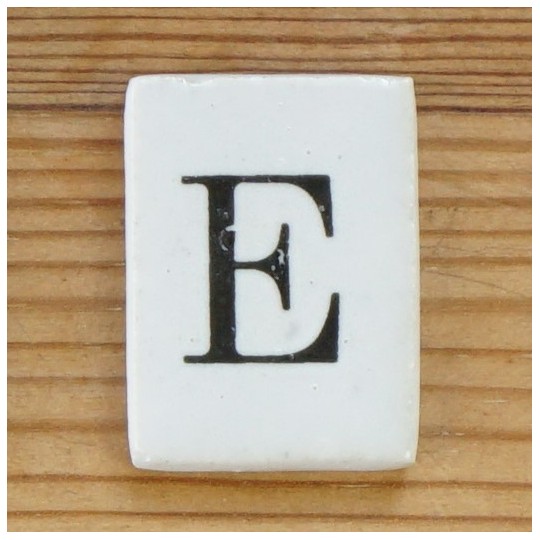 Antique style ceramic letters | Ceramic letter tiles | Oak & Forge